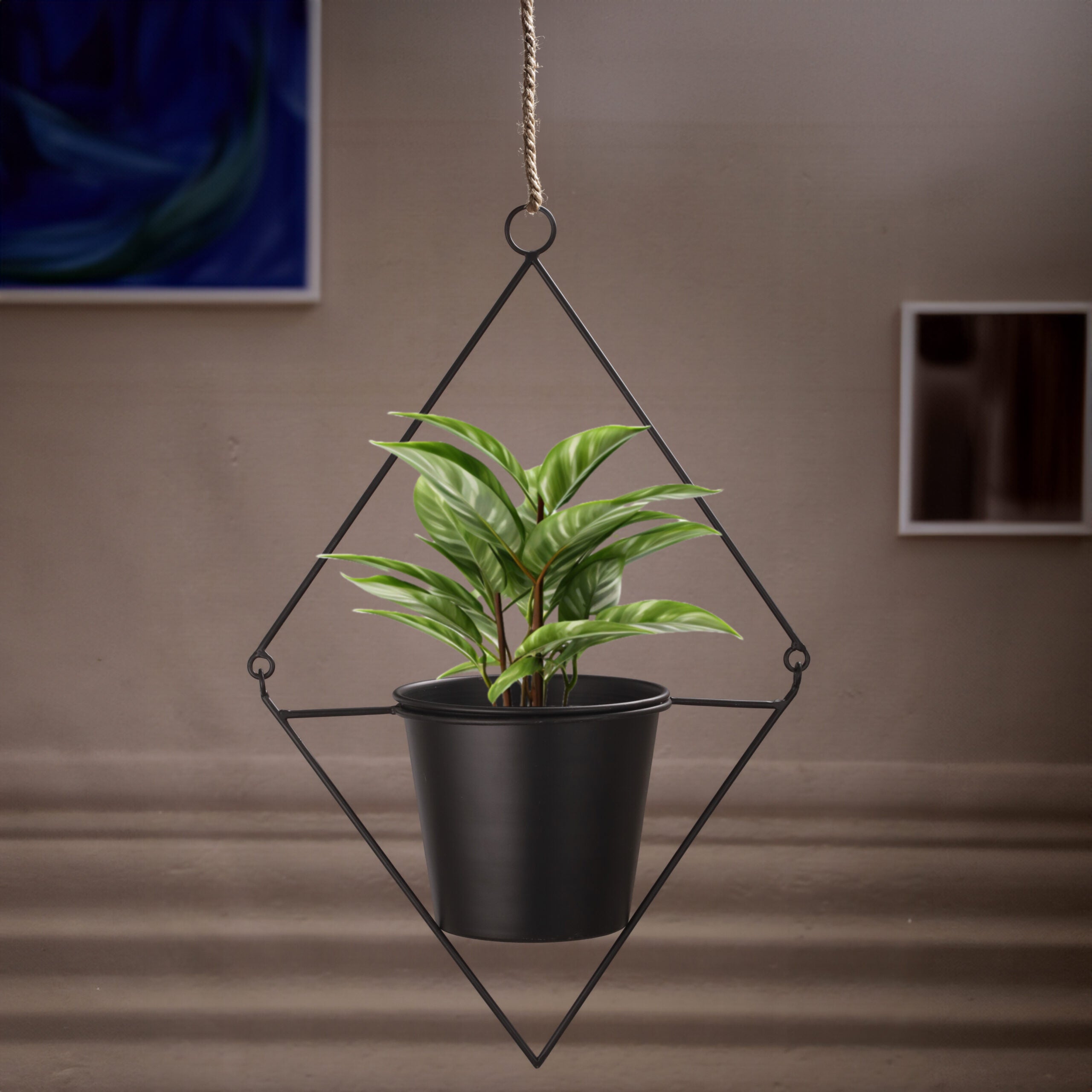 Dark Diamond Drop Planter – Sheer Decor